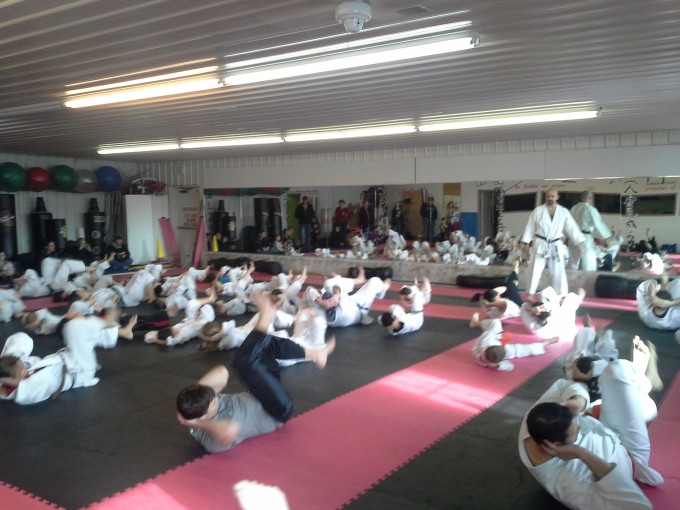Scenes from the open house - Okinawan Karate School